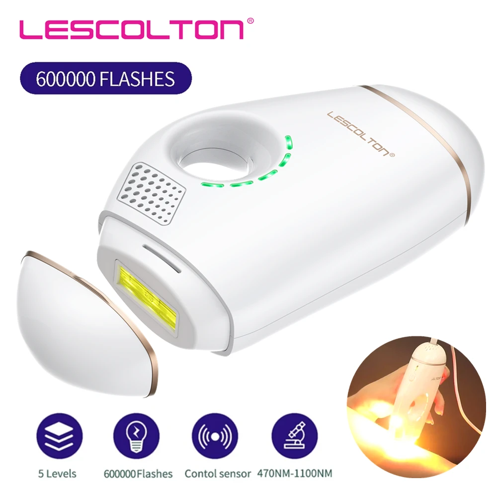 Lescolton New Permanent Ipl Epilator Laser Hair Removal 600000 Flashes ...