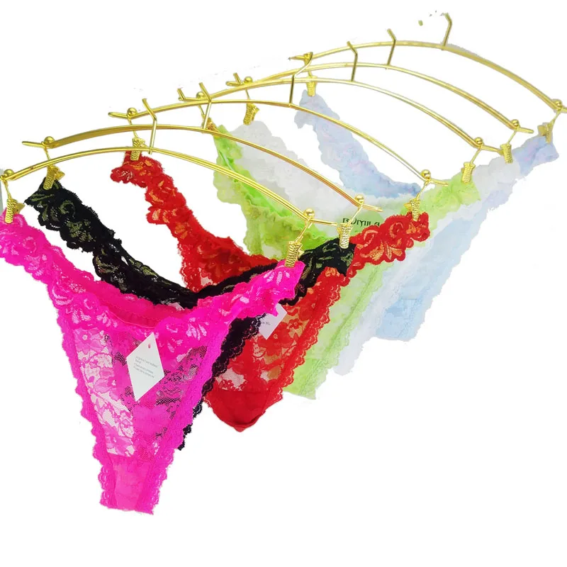 Kadınlar seksi tam dantel G-String külot dikişsiz şeffaf tanga seksi rahat dantel külot g thongs ...