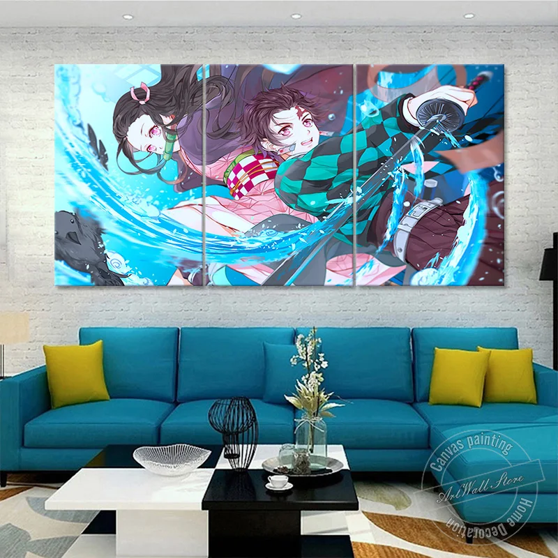 Demon-Slayer-Anime-Poster-Kimetsu-No-Yaiba-Tanjirou-Nezuko-Kamado ...