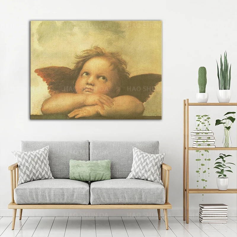 Cherub Painting Raphael