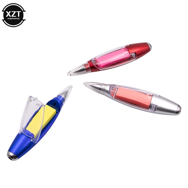 Creative Stationery Ballpoint Pen Led Light Lanyard Notes ...