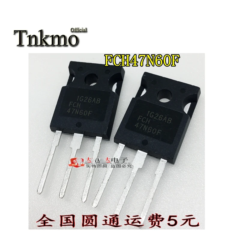 10 Uds. FCH47N60F TO 247 FCH47N60 TO247 47N60F 47N60 MOS FET 47A 600V ...