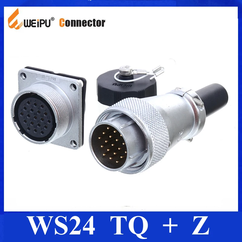 Weipu Connector | Ws24 Connector | Flange Panel | Mount Socket - Original Connector Ws24 Z ...