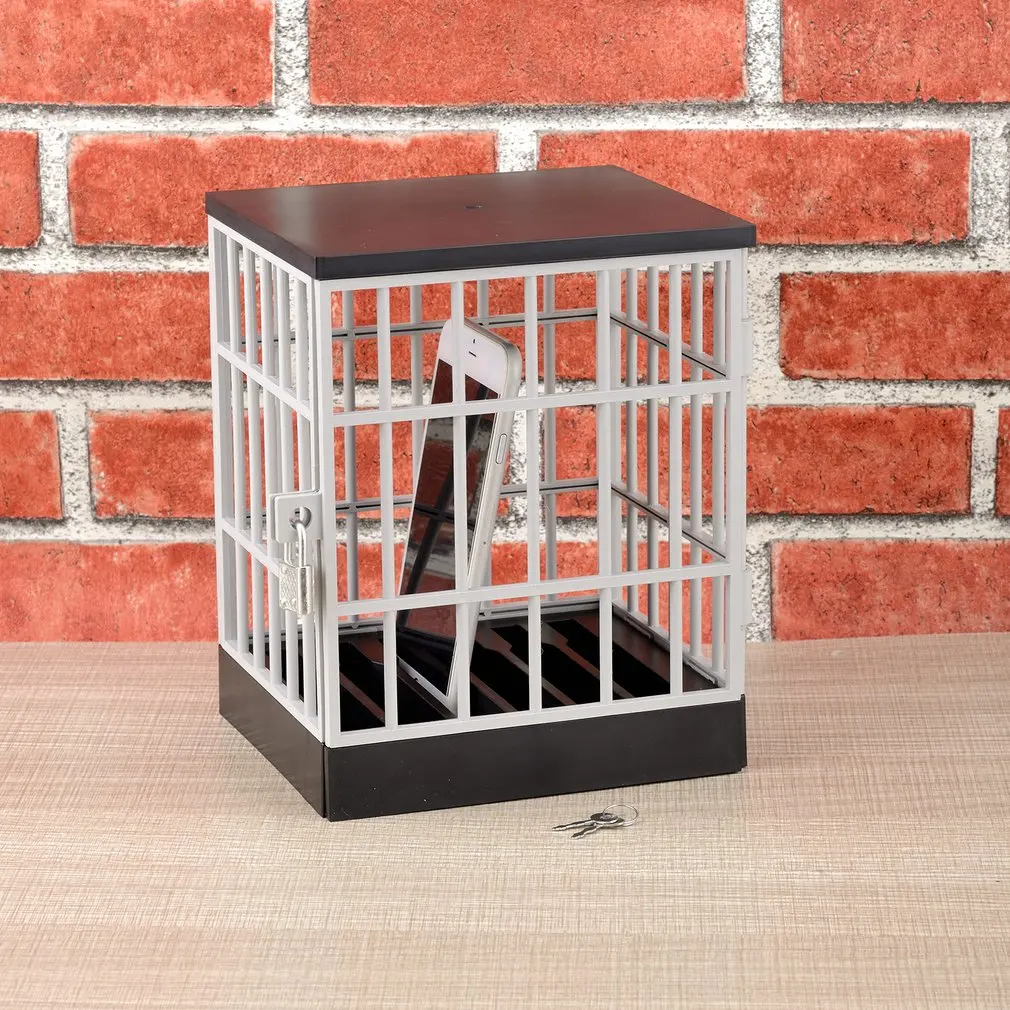 Mobile Phone Jail Cell Prison Lock Up Safe Smartphone Home Table Office ...