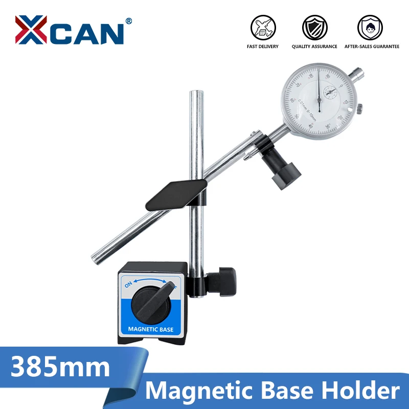 XCAN Magnetic Base Holder 10mm Dial Indicator Gauge Flexible Magnetic ...
