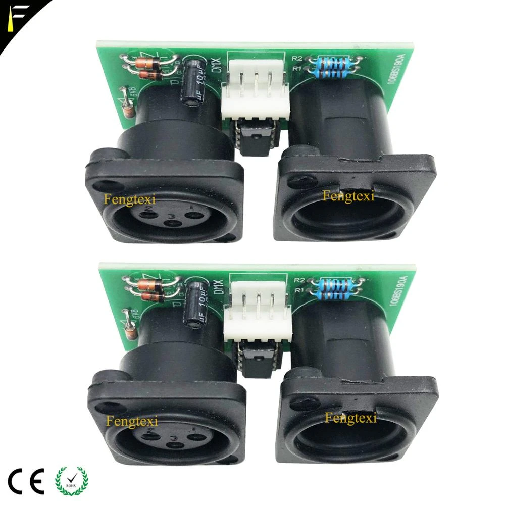 2pcs 7r/5r 200/230 Dmx512 Signal Connect Board Part Little Pcb 3pin Xlr ...