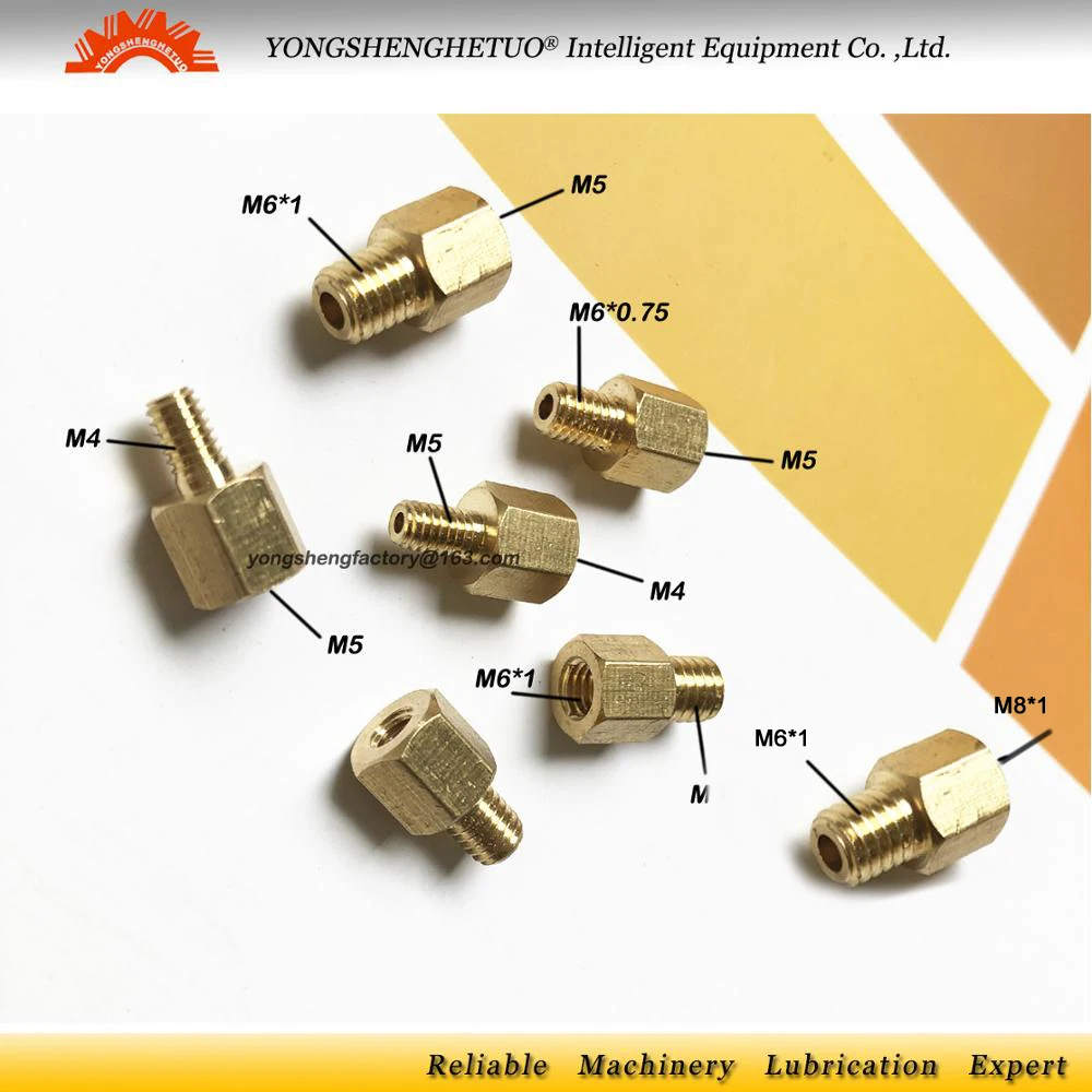 M4-M5-M6-M8-male-thread-Straight-Adapter-connector-joint-for-tube ...