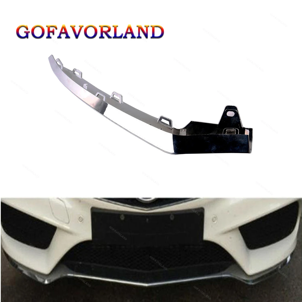 A 212 885 27 74 2128852774 Left Side Chrome Bumper Trim Molding Cover ...