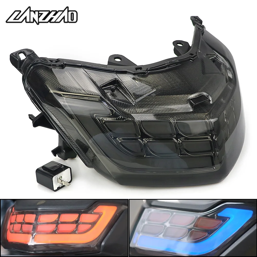 JPA-Motorcycle-Integrated-LED-Tail-Light-Turn-signal-Indicator-Rear ...