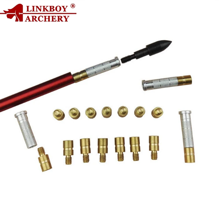 12pcs Copper Arrow Insert Additional Weight Bob weight Counterweight ...