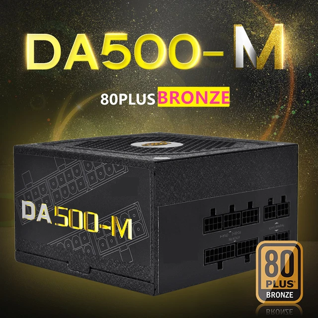 PSU For Deepcool Brand Full Module Wide Design 80plus Bronze Desktop Computer Power Supply 500W ...