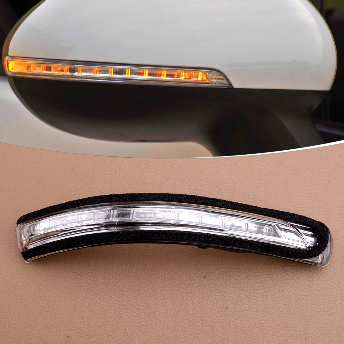 Car Right Wing Side Mirror Turn Signal Light Indicator Fit for KIA RIO ...