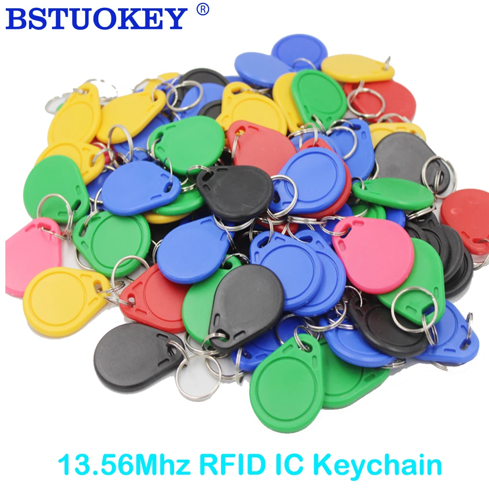 100pcs-Waterproof-13-56MHz-IC-Keyfob-Tag-RFID-Access-Control-IC-Key ...