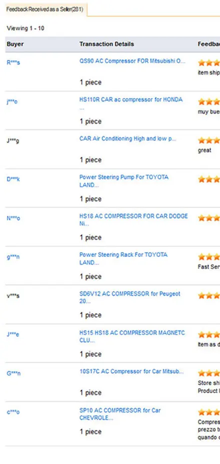 Компрессор переменного тока SP17 Для Chevrolet Equinox 4 CYL 2.4L ONLY ...