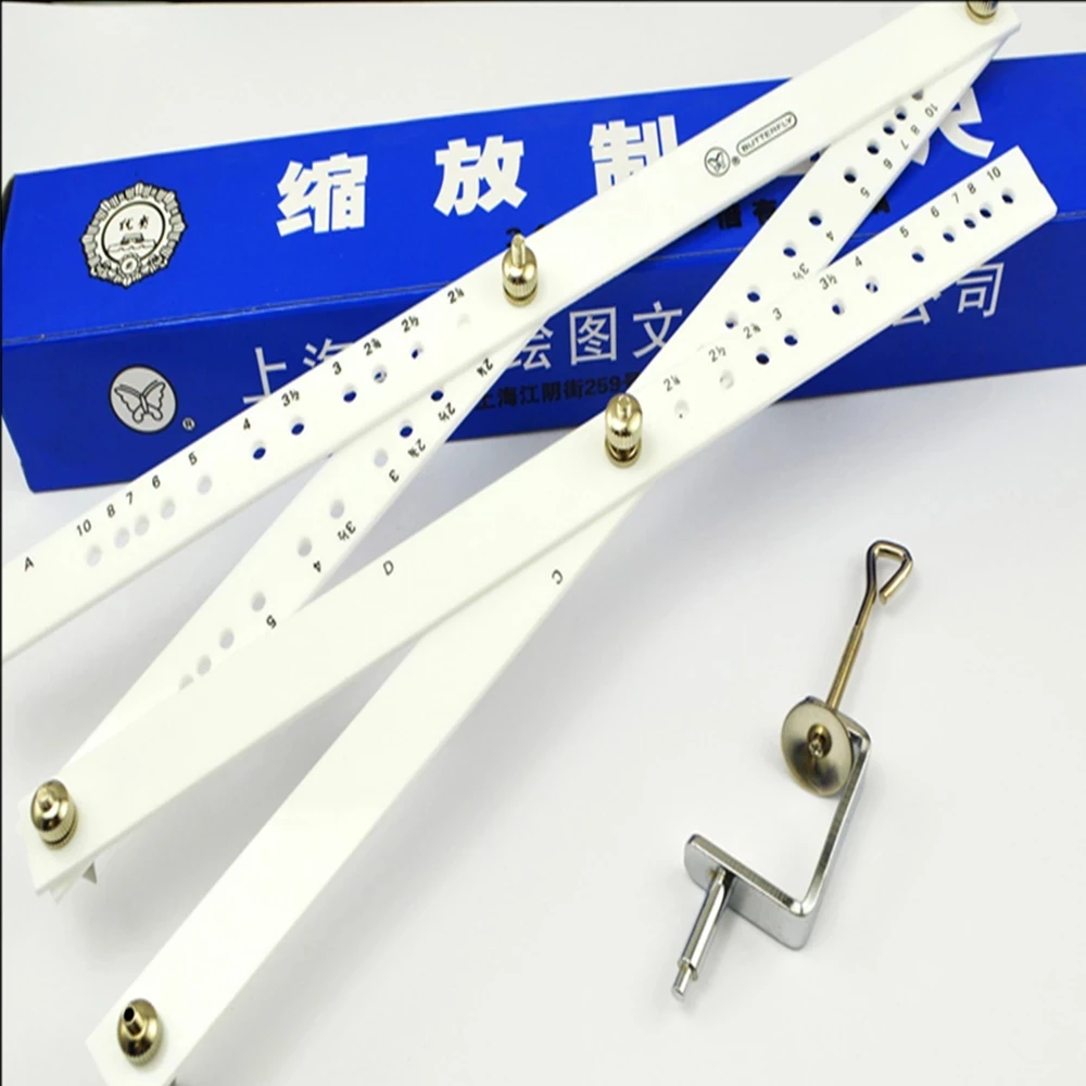 White-Artist-Pantograph-Copy-Drawing-Reducer-Enlarger-Tool-Art-Craft ...