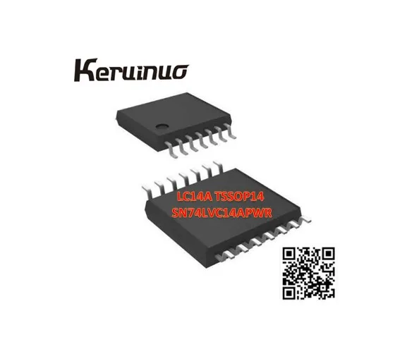 슈미트 트리거 인버터, 6 개 요소 CMOS 14 핀 TSSOP, LC14A SN74LVC14APWR, LC14A ...
