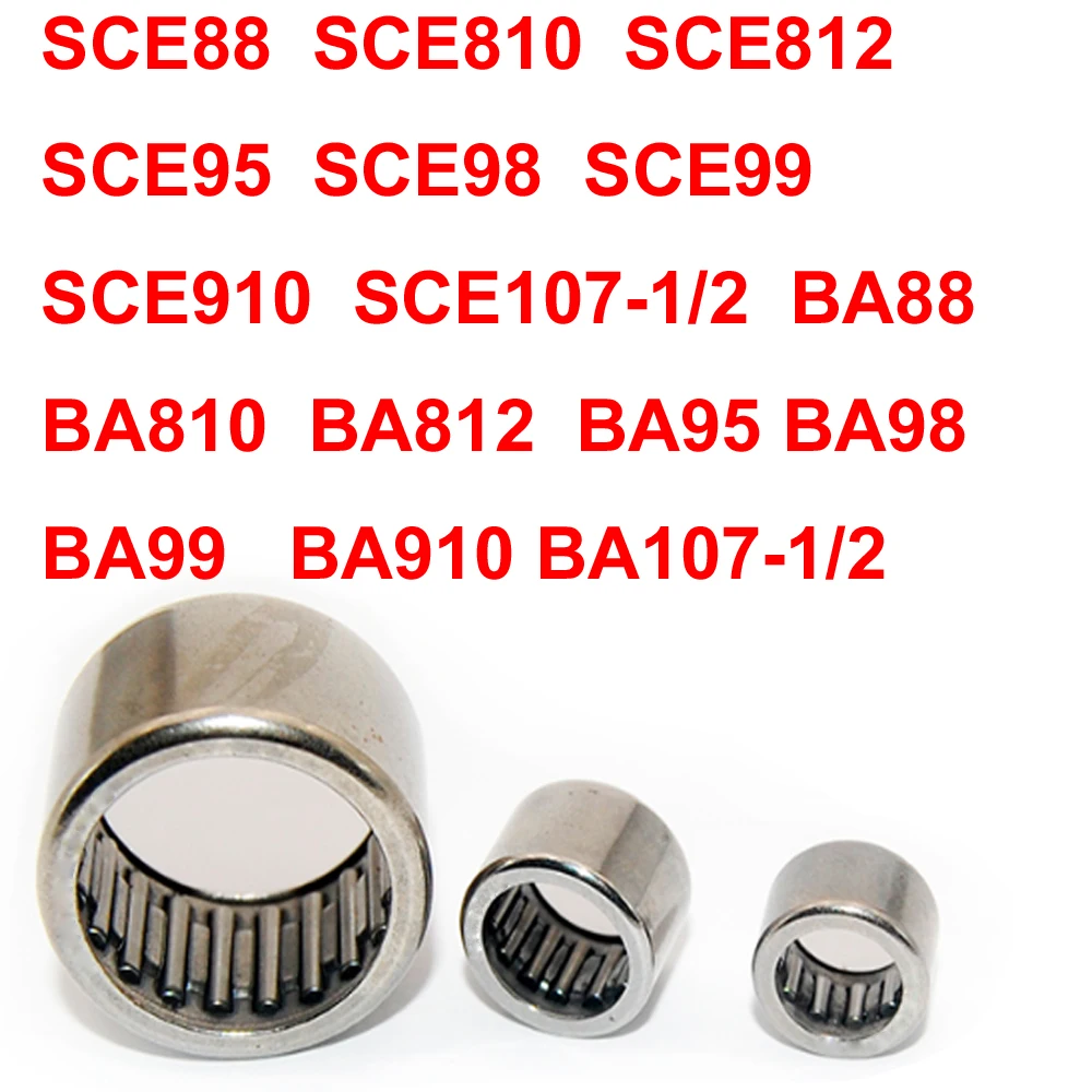 1PC SCE107 1/2 인치 바늘 베어링 BA107 1|shaft bearing|bearing shaftbearing ...