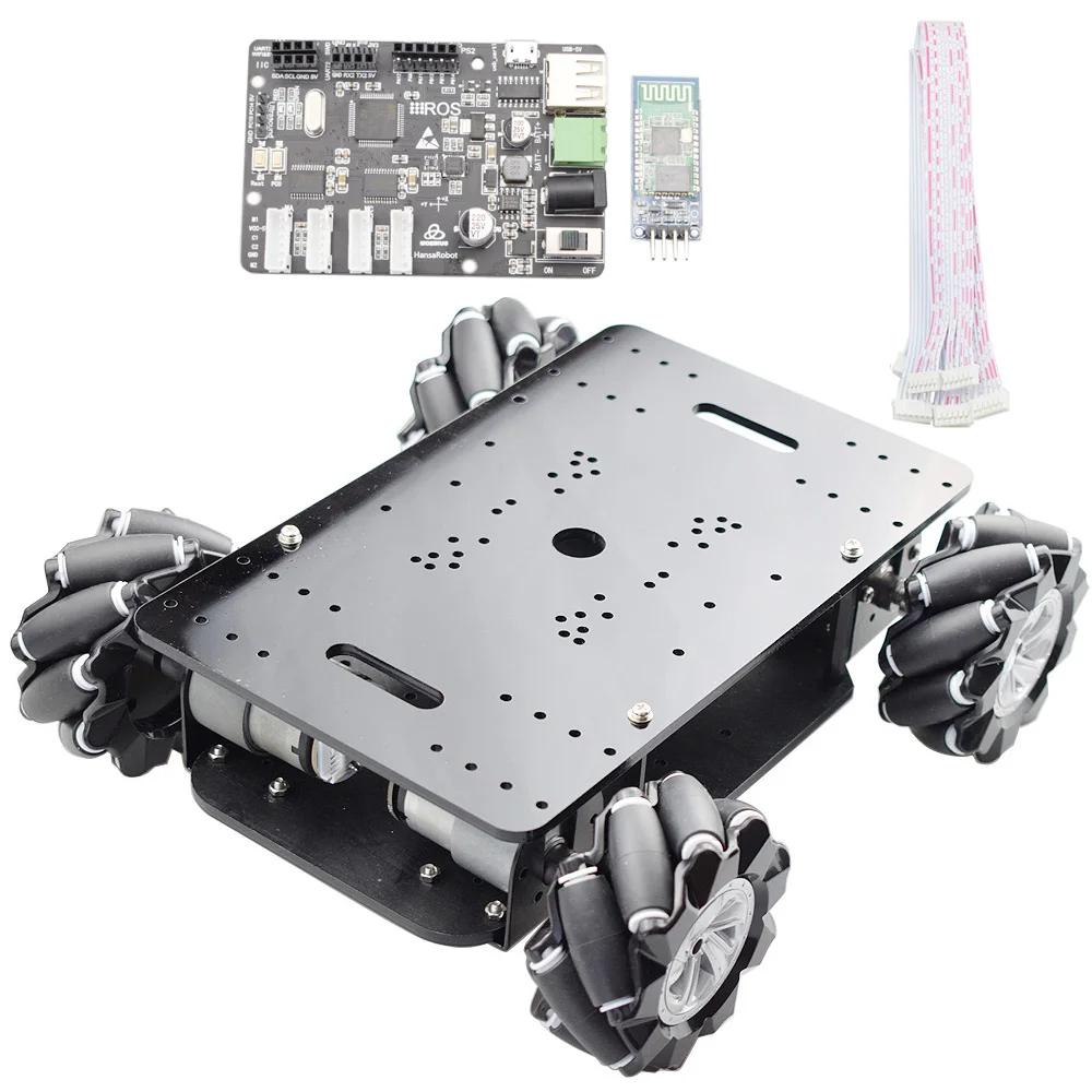 STM32-5KG-Load-Double-Chassis-Mecanum-Wheel-Robot-Car-Chassis-Kit-with ...