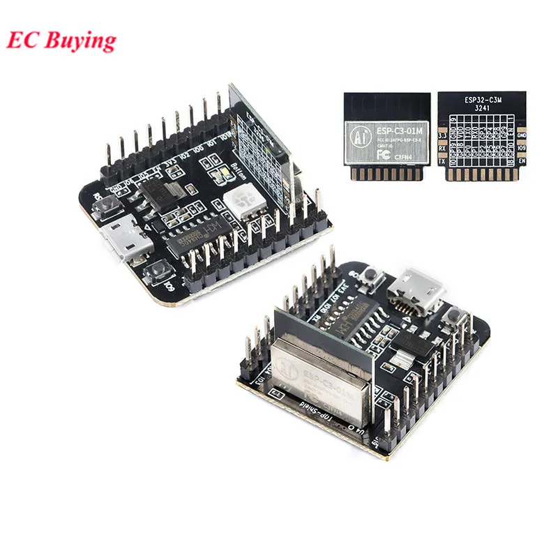 ESP32 C3 개발 보드 2.4G WiFi 블루투스 호환 5.0 무선 모듈 듀얼 모드 ESP C3 01M ESP32 C3M ...
