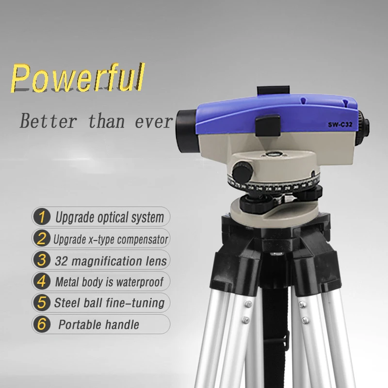SW-C32-Automatic-High-precision-Optical-Auto-Level-Accurate-Levelling ...