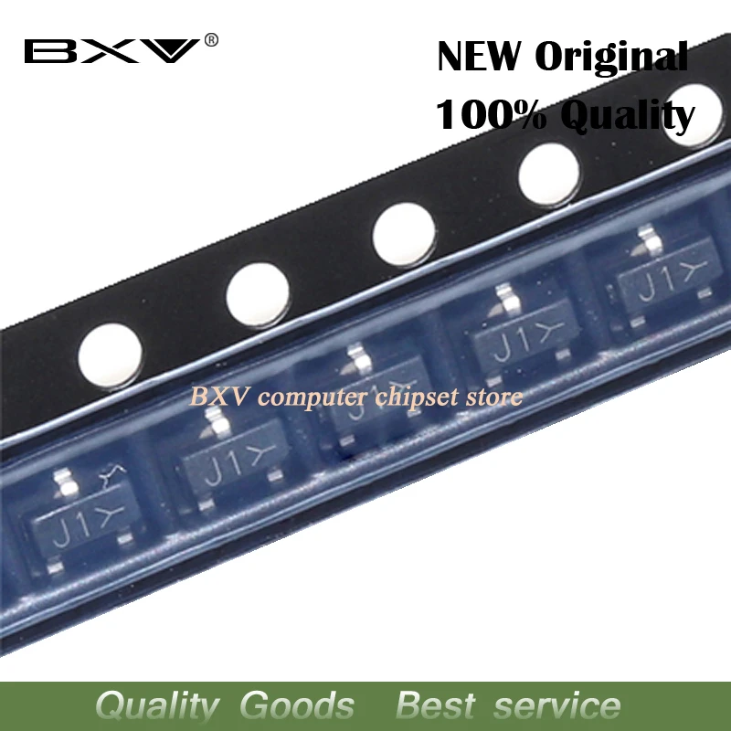 100pcs Bss138lt1g Sot23 Bss138 Sot Sot-23 Mosfet Smd J1 Mos Field ...