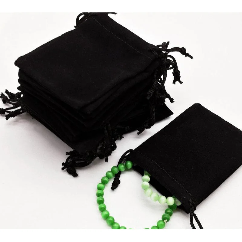 100PCS-5x7-7x9-10x12-Velvet-Dust-Black-Pouch-Bags-Jewelry-Gift-Large ...