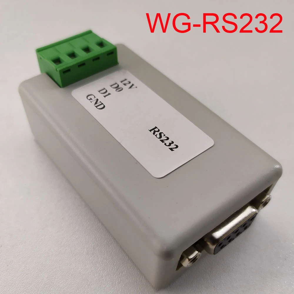Wg-rs232 Convert Wiegand To Rs232 Bidirectional Ascii/hex Data For ...