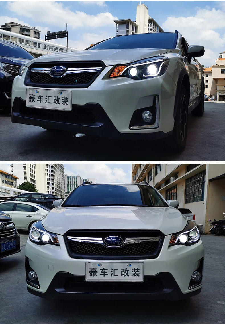 Car Styling Head lamp light for XV Headlights 2011-2015 Crosstrek LED ...