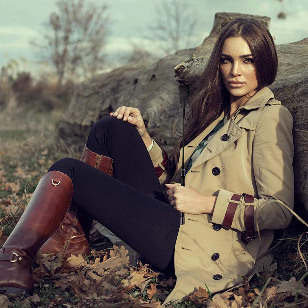 Other Outdoors - 21" Real Riding Crop Whip with Genuine Leather Top ...