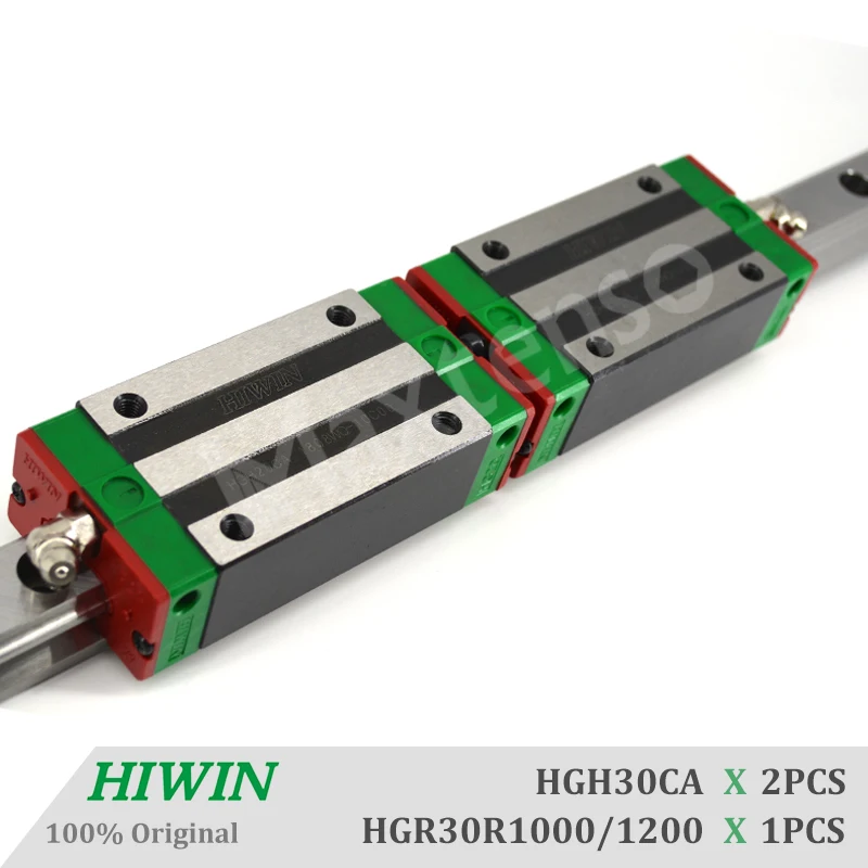 HIWIN-HGH30CA-1000mm-1200mm-Linear-Guide-Rail-set-with-ballscrew-Blocks ...