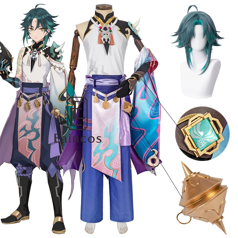 Genshin Impact Xiao Cosplay Costume Anime Game Suit Halloween Party ...