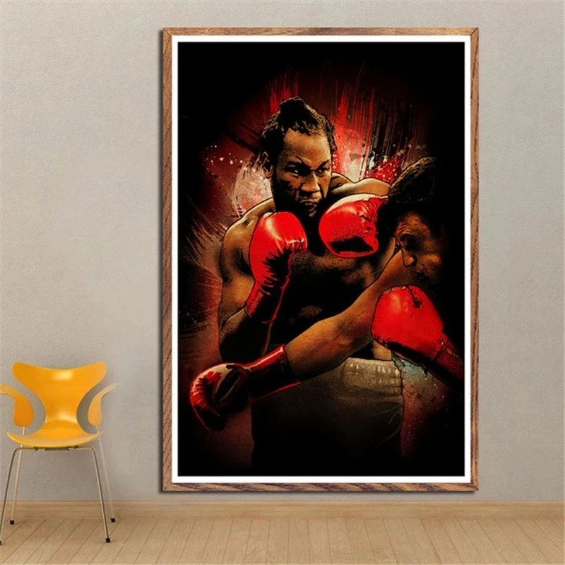 Boxing and Martial Arts Sports Athletes Artworks Printed on Canvas ...