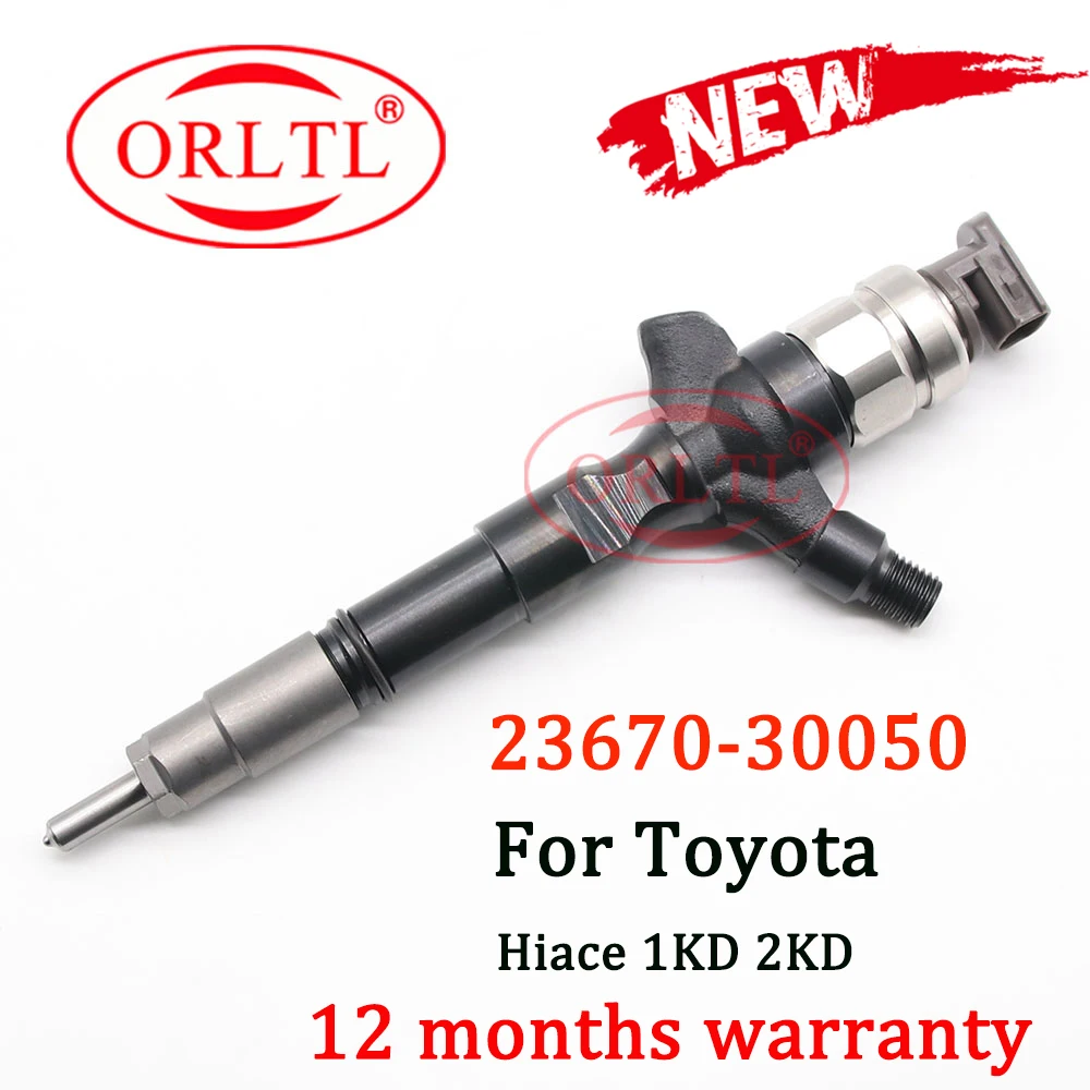 ORLTL 2367030050 Common Rail Denso Fuel Injector 23670-30050 For Toyota Hilux VIGO 2KD 23670 30050