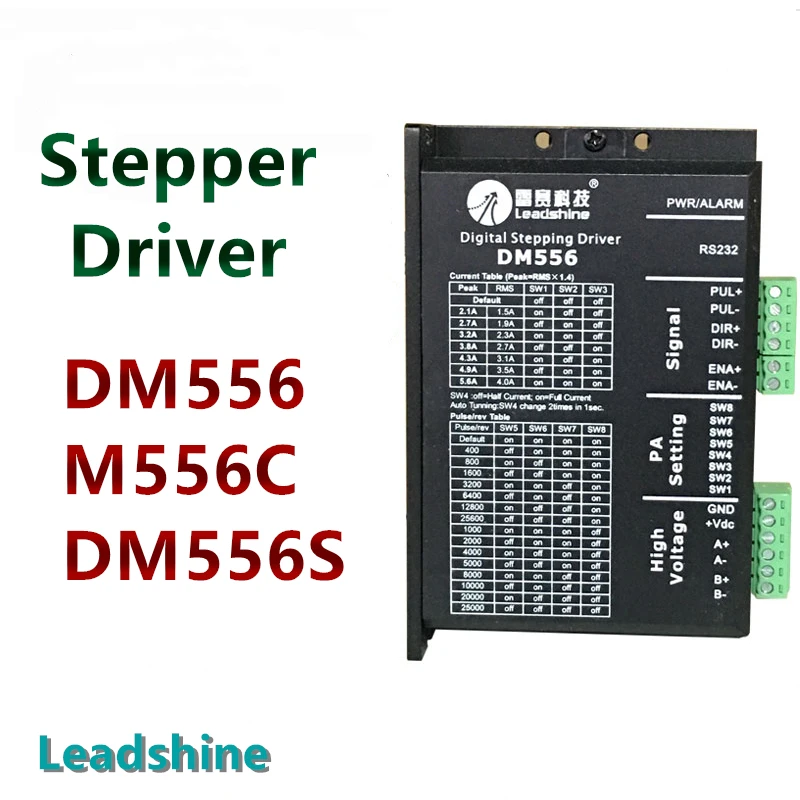 Leadshine Driver DM556/DM556S/DM556C 57/86 two phase stepper motor ...