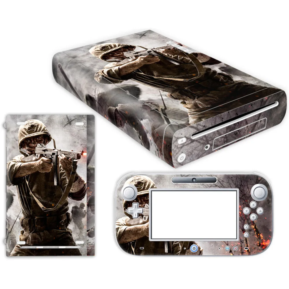TN-WiiU-0394 - Autocollants de protection en vinyle pour Nintendo Wii U ...
