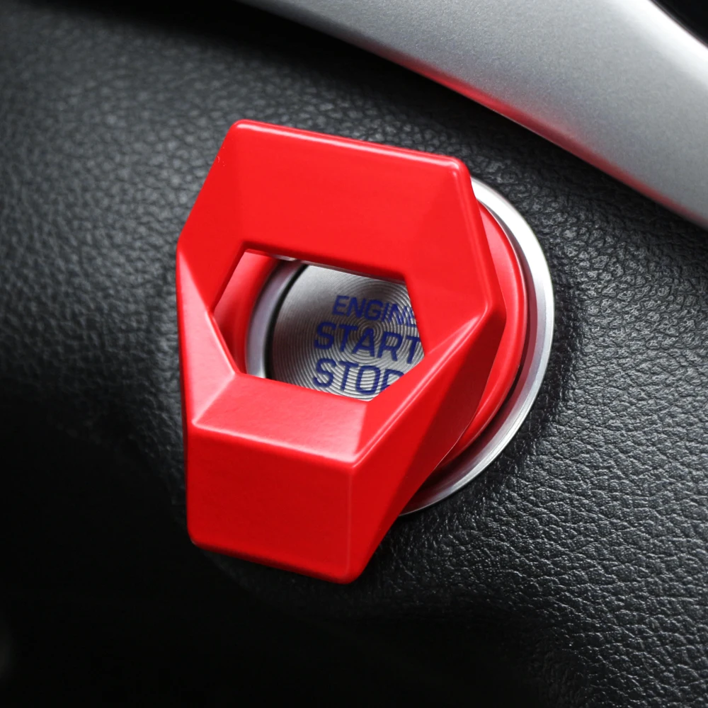 Car-Engine-Start-Stop-Button-Ring-Ignition-Cover-Trim-For-VW-Golf-7-MK7 ...
