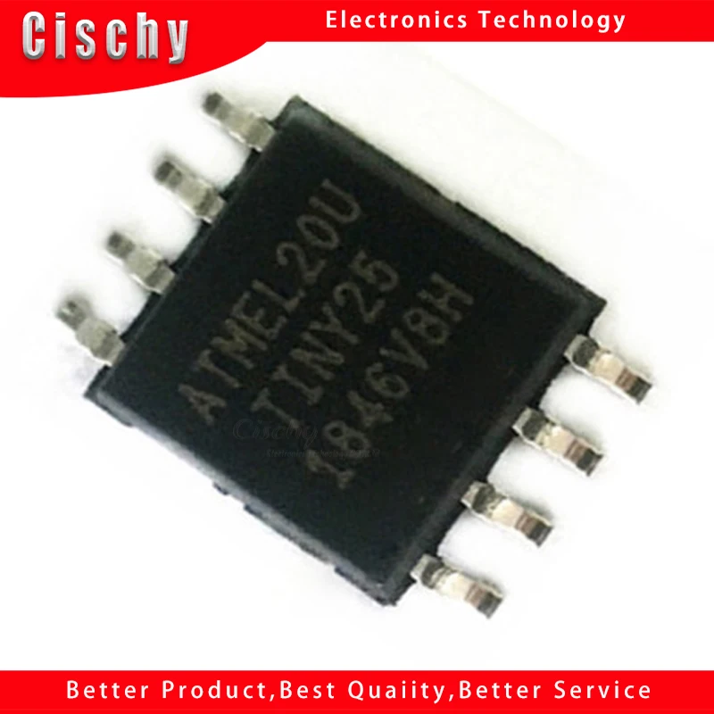 5 قطعة/الوحدة ATTINY25 20SU ATTINY25 SOP 8 في الأسهم|المرحلات| - AliExpress