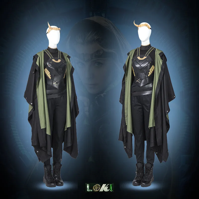 Movie Loki Silvi Cosplay Volledige Set Kostuum Met Accessoires Voor ...