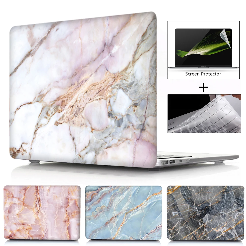 Marble Laptop Case For Macbook Pro 13 Case 2020 A2338 M1 Chip A2337 ...