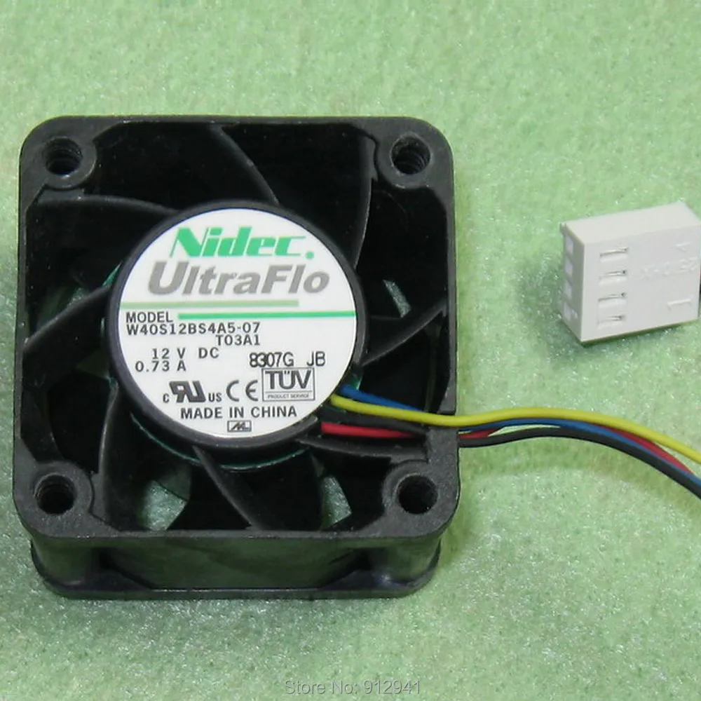 B109 Nidec UltraFlo W40S12BS4A5-07 4028 40mm x 40mm x 28mm Cooler ...