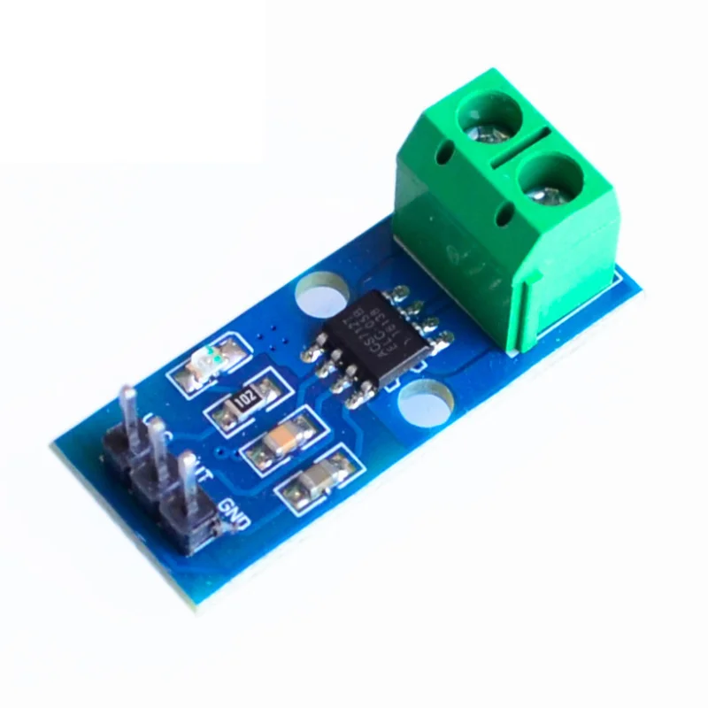 ACS712 Hall Current Sensor Module 5A 20A 30A ACS712ELC Range Hall ...