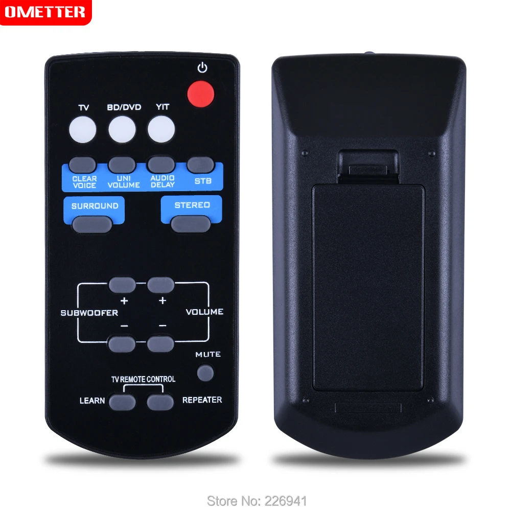 Remote Control FSR60 WY57800 For YAMAHA Sound Bar FSR62 ATS1010 YAS101 ...
