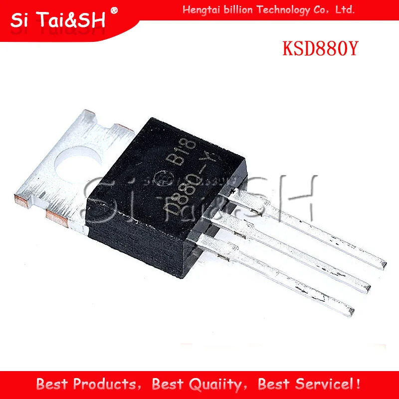 10pcs D880 TO220 트랜지스터 D880 (Y) NPN 실리콘 파워 트랜지스터 3A / 60V / 30W TO 220 ...