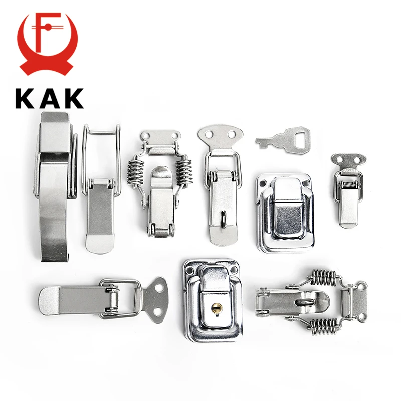 Kak Cabinet Boxes Spring Loaded Latch Catch Toggle Hasp Mild Steel Hasp ...