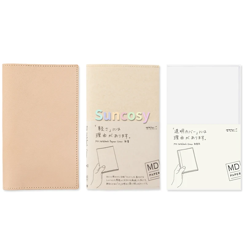 Midori-MD-Notebook-Cover-A4-A5-A6-B6-PVCcover-Paper-Cover-Sheepskin ...