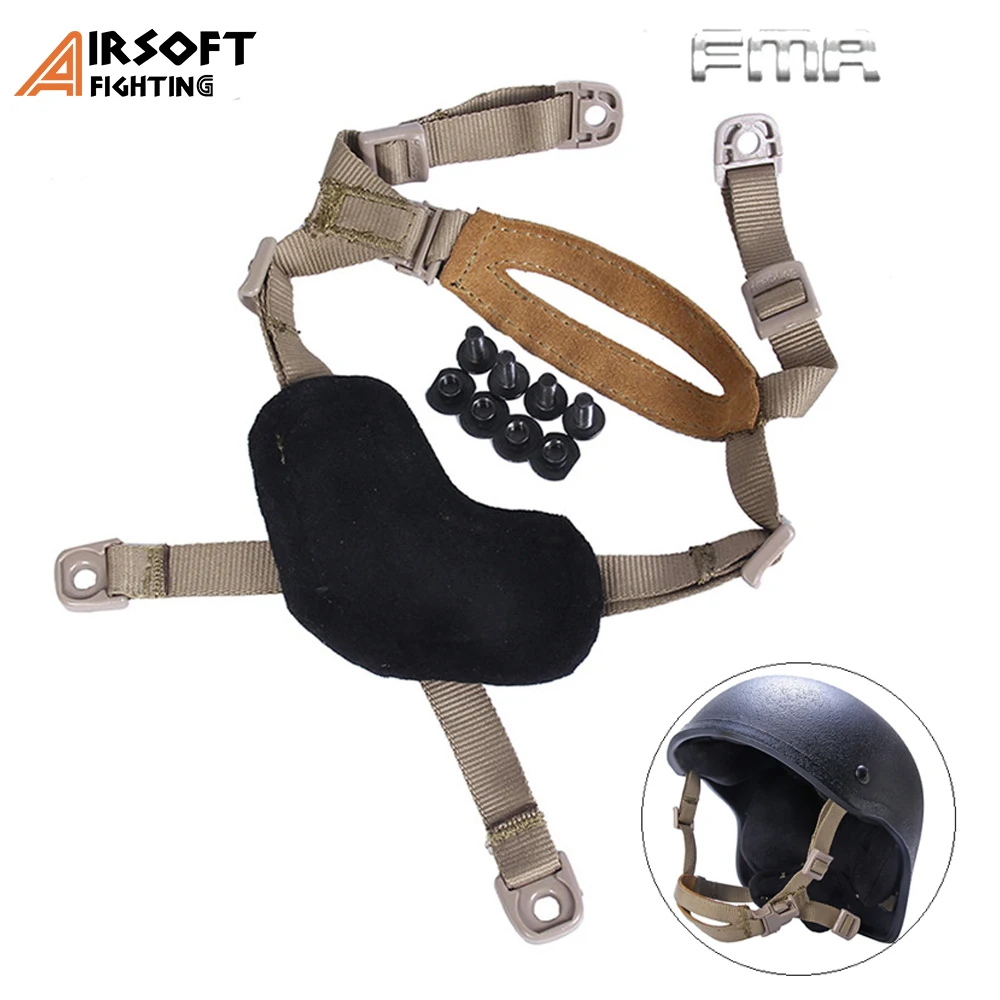 FMA Tactical 4 Points Chin Strap Suspension System X Nape Helmet ...