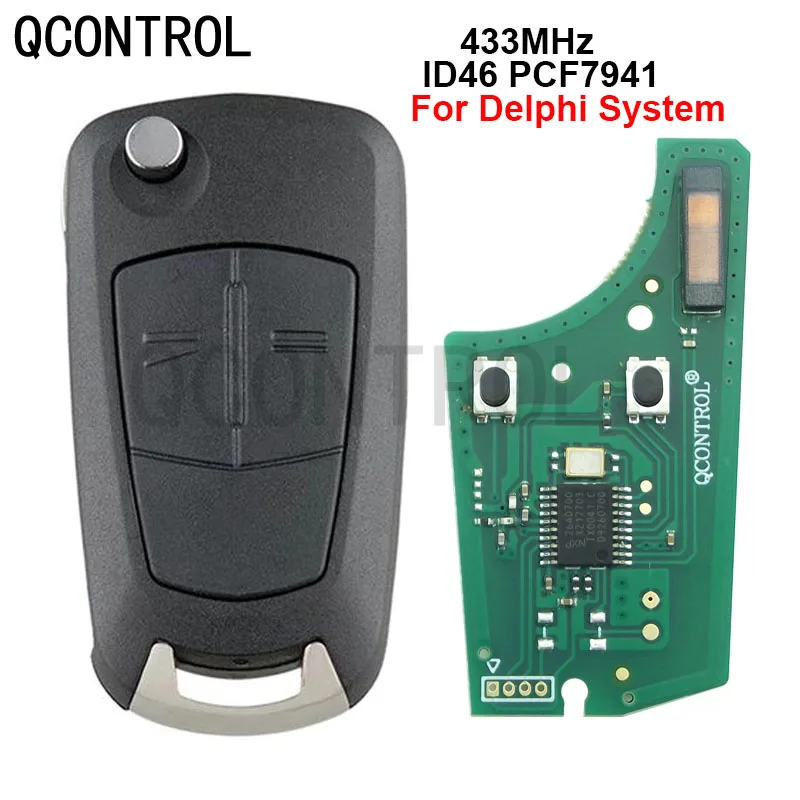 Qcontrol Pcb G1-am433tx Ajuste Carro Remoto Chave 433mhz Pcf7941 Terno ...
