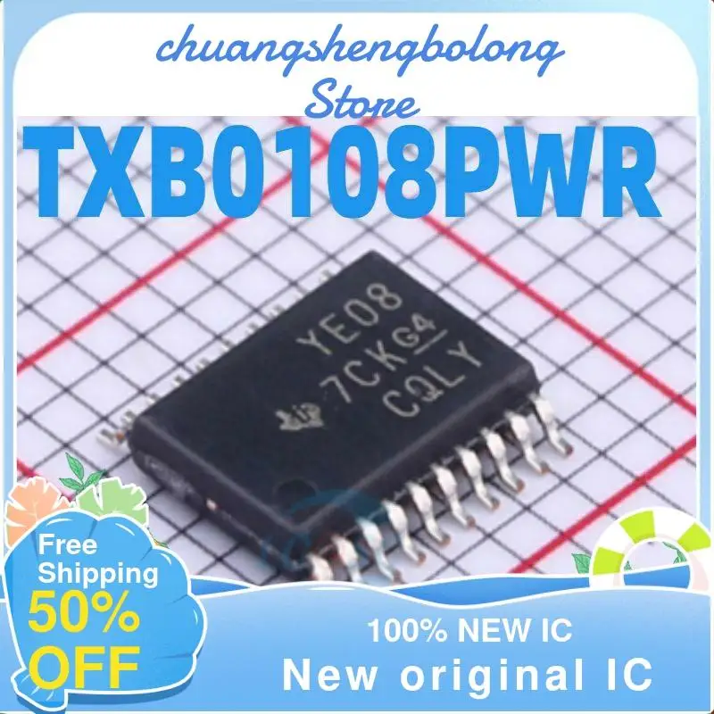 10-200pcs Txb0108pwr Txb0108 Ye08 Tssop20 New Original Ic - Remote ...