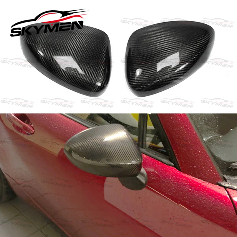 OEM-Side-Mirror-Cover-For-MX5-ND5RC-Miata-Roadster-Carbon-Fiber-Rear ...