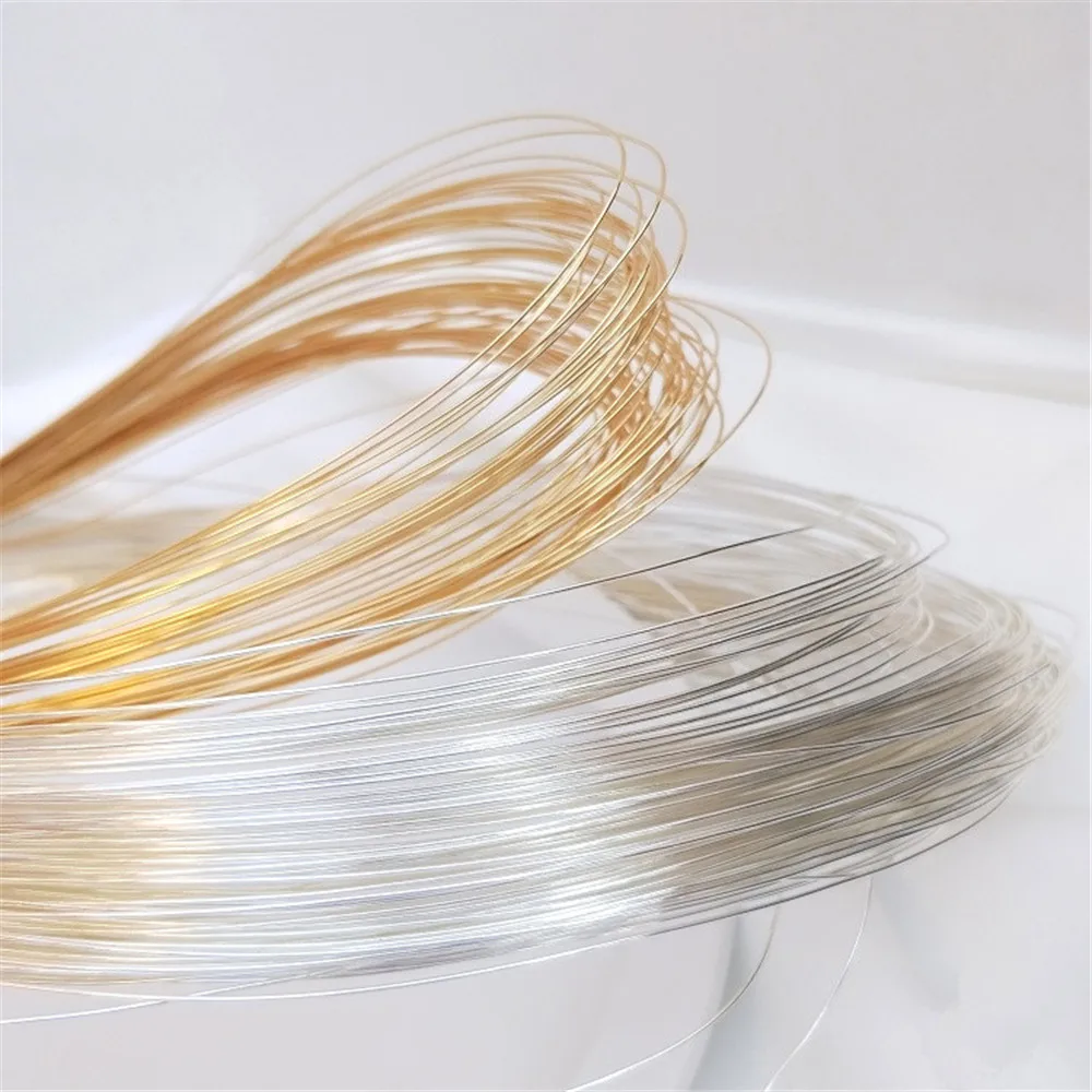 14K Gold Plated soft wire not peeling gold wire manual winding diy ...